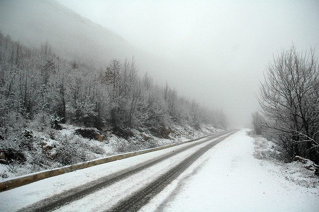 Albania covered in snow! • IIA