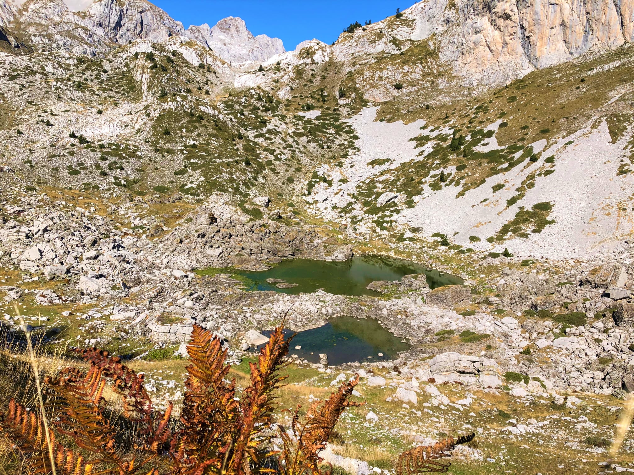 Peja Pass Lake in Theth • IIA Peja Pass Lake in Theth • IIA